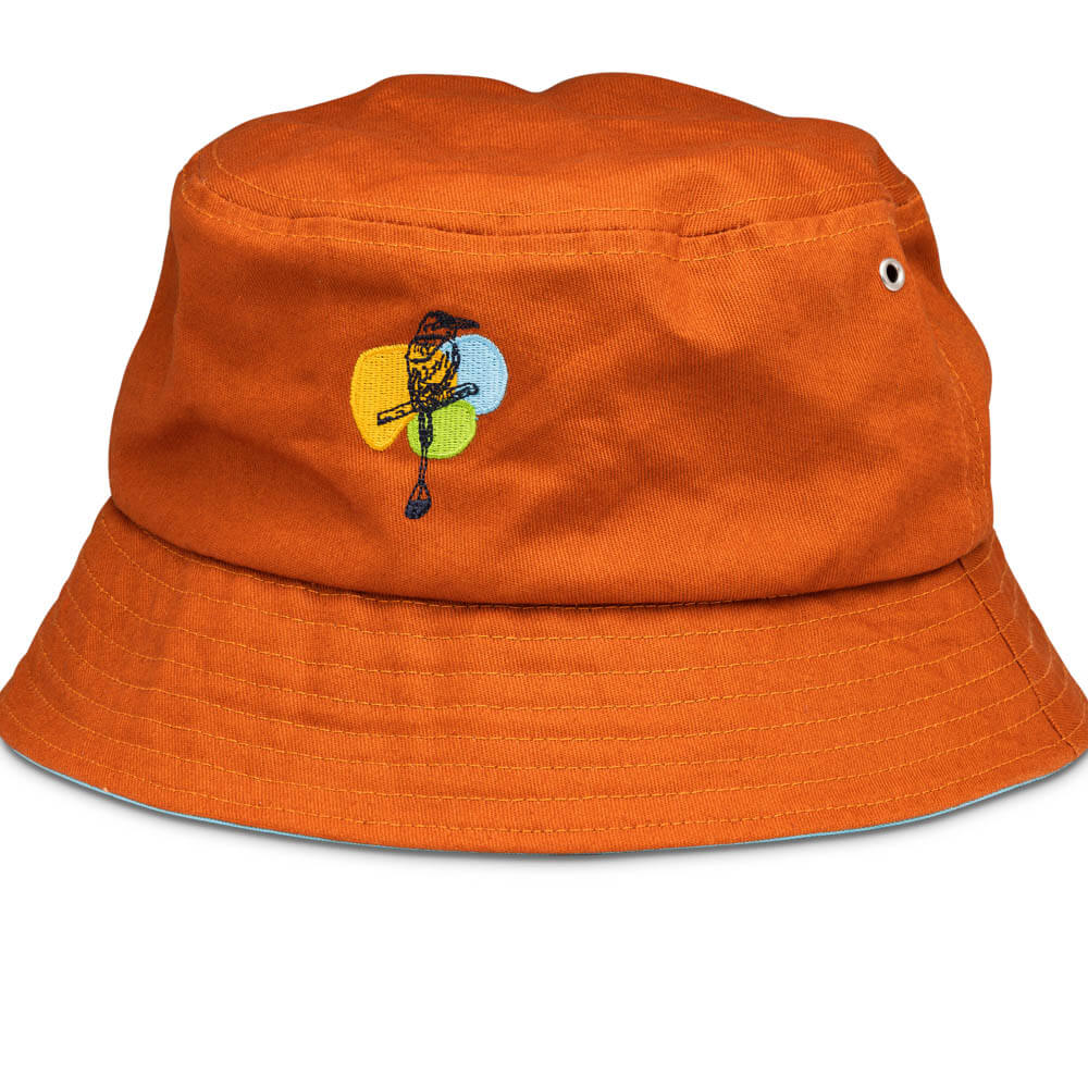 MOT MOT (ORANGE) | Interesting Bird Hemp Bucket Hat - | Nocs Provisions